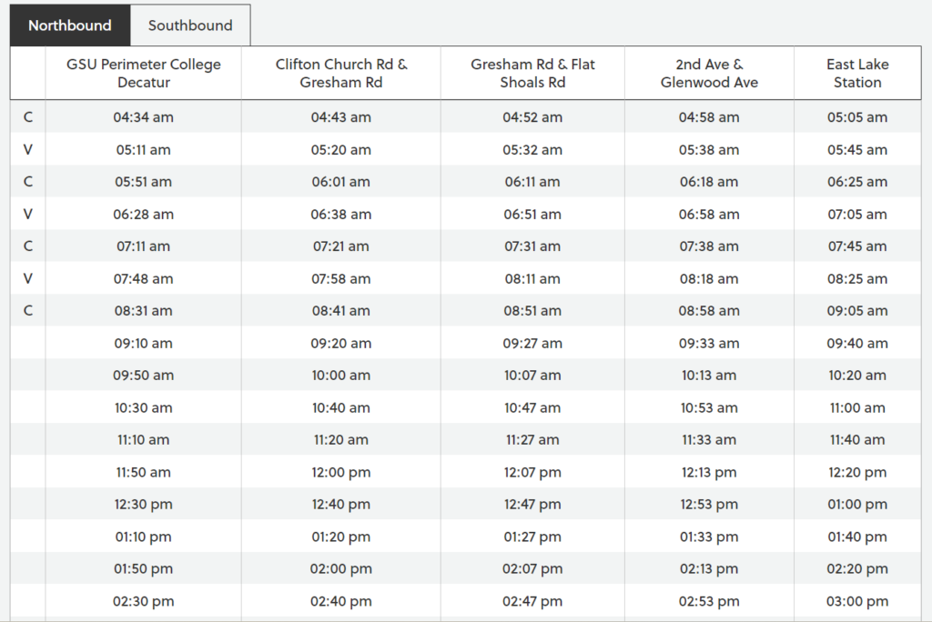 Marta bus Route no: 34: Gresham Road (Vice - Versa) in Atlanta ...
