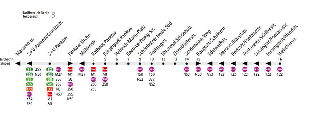 BVG Express bus 155 Pankow-Wilhemsruh Fontanestr in Berlin Timetables ...